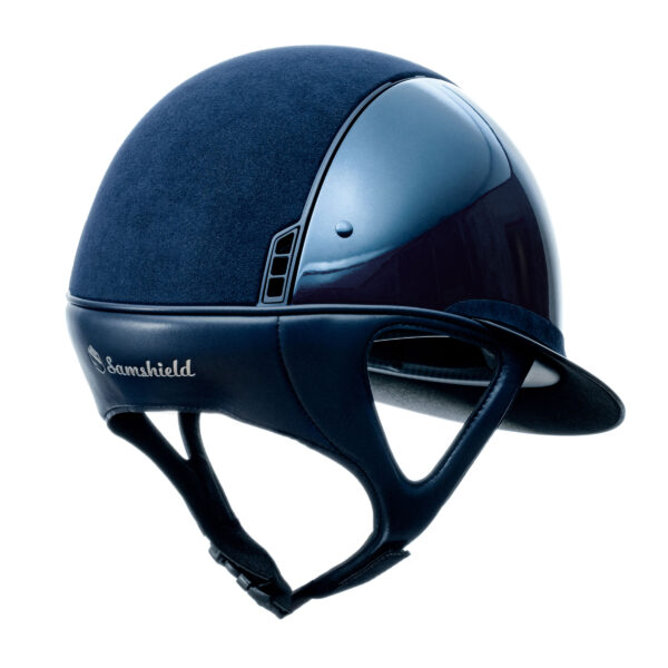 Samshield Matte Collection Miss Shield Glossy Helmet - Royal Equestrian