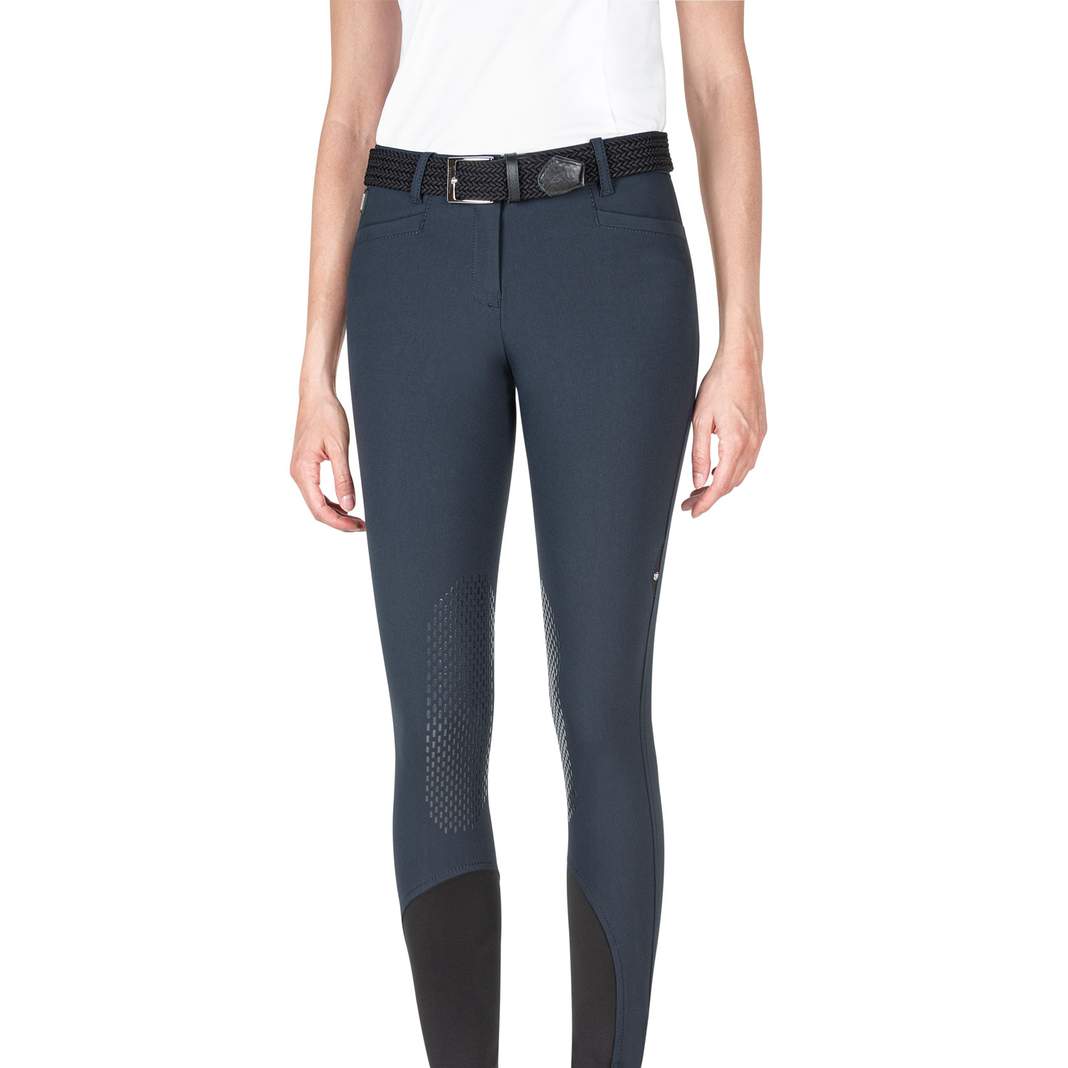 Equiline Womens Knee Grip Breeches Ash - Royal Equestrian