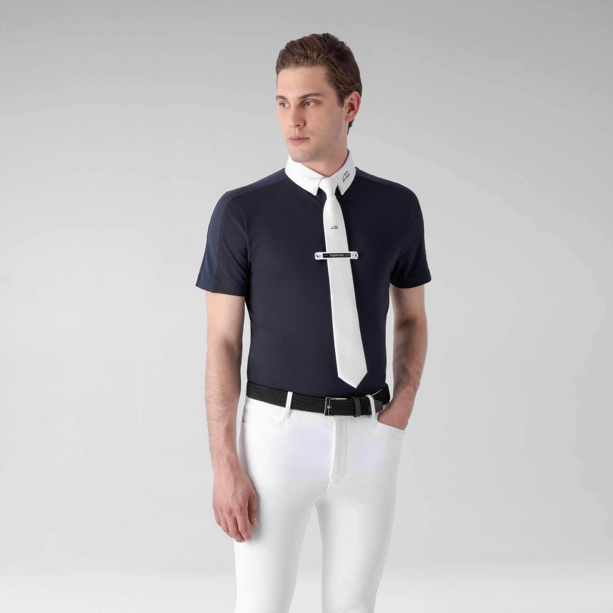 Equiline Mens Competition Polo Coellec - Royal Equestrian