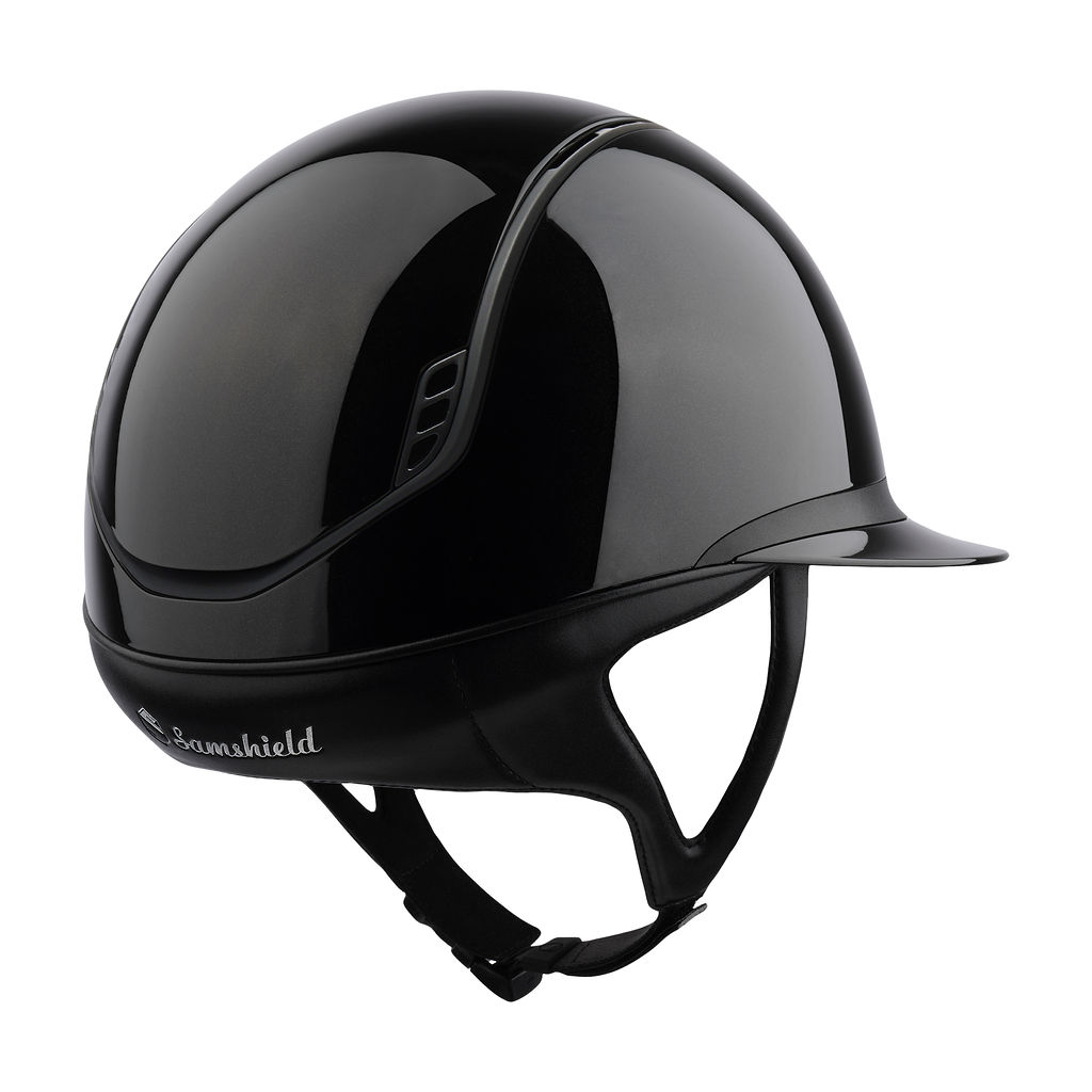 Samshield 2.0 Miss Shield Dark Line Glossy Helmet - Royal Equestrian