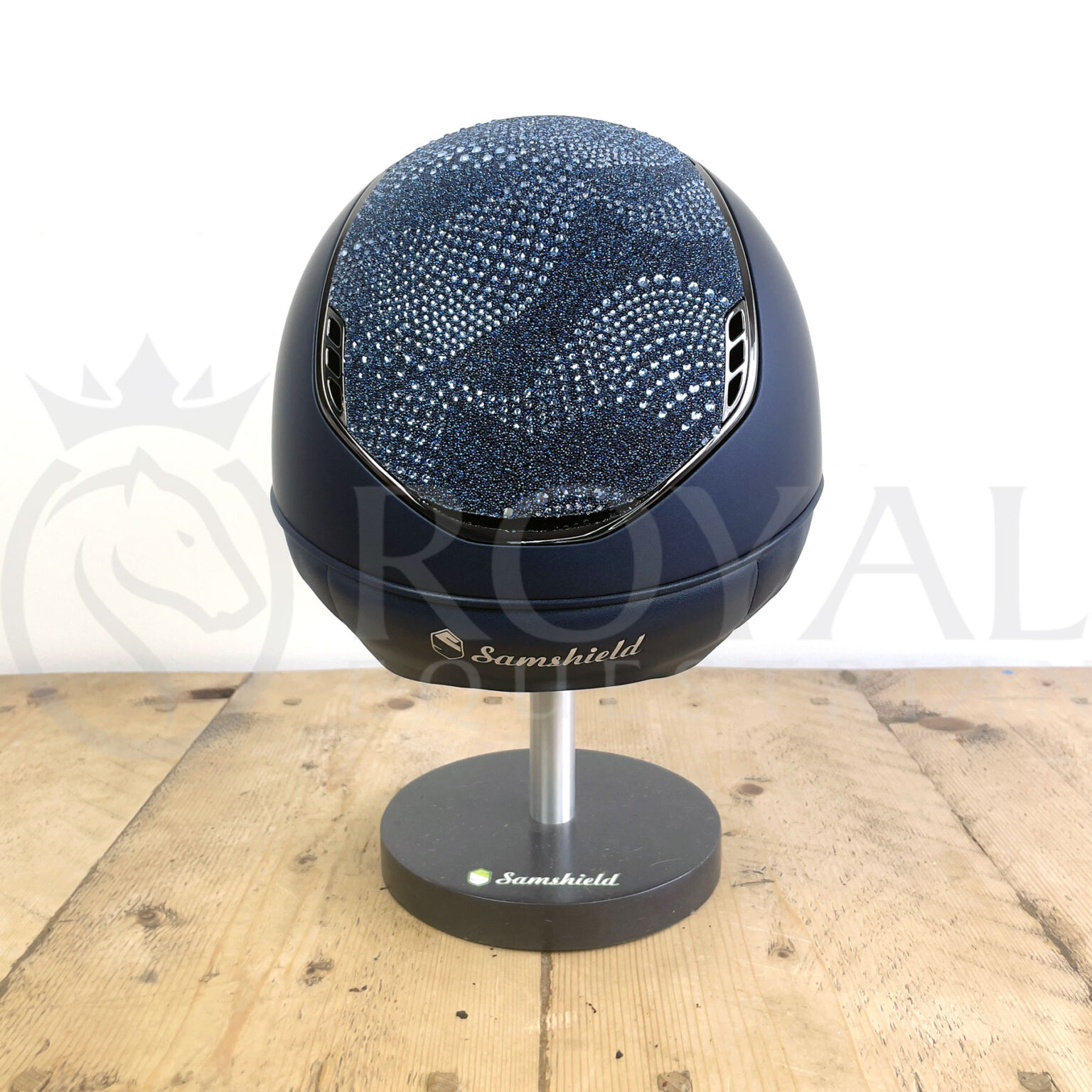 Samshield 2.0 Miss Shield Shadowmatt Helmet- Crystal Intarsia - Royal ...