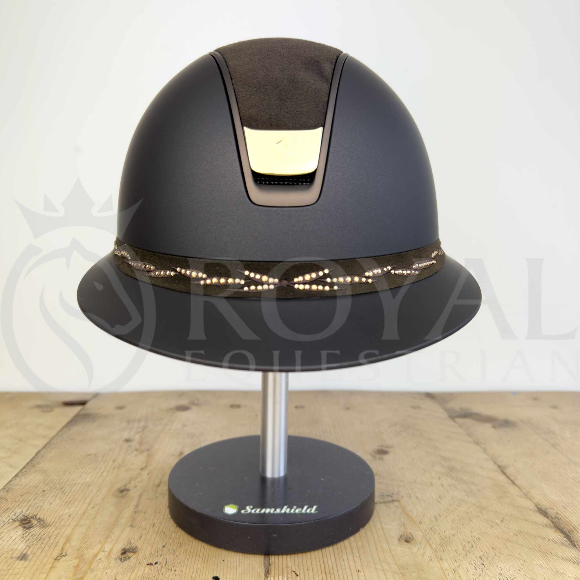 Samshield 2.0 Miss Shield Shadowmatt Helmet - Alcantara Top - Flower ...