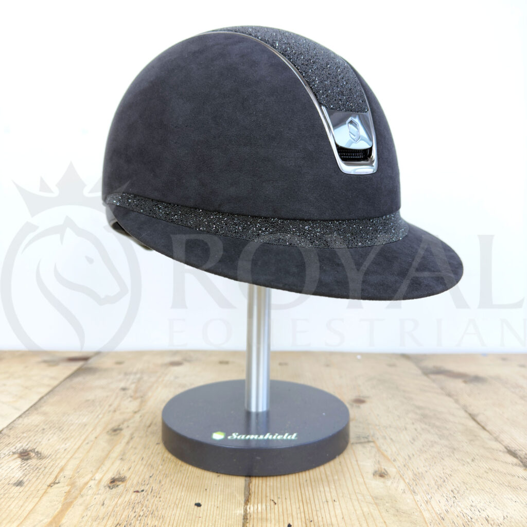 Samshield 2.0 Miss Shield Shadowmatt Helmet - Flower Jewelry - Royal ...