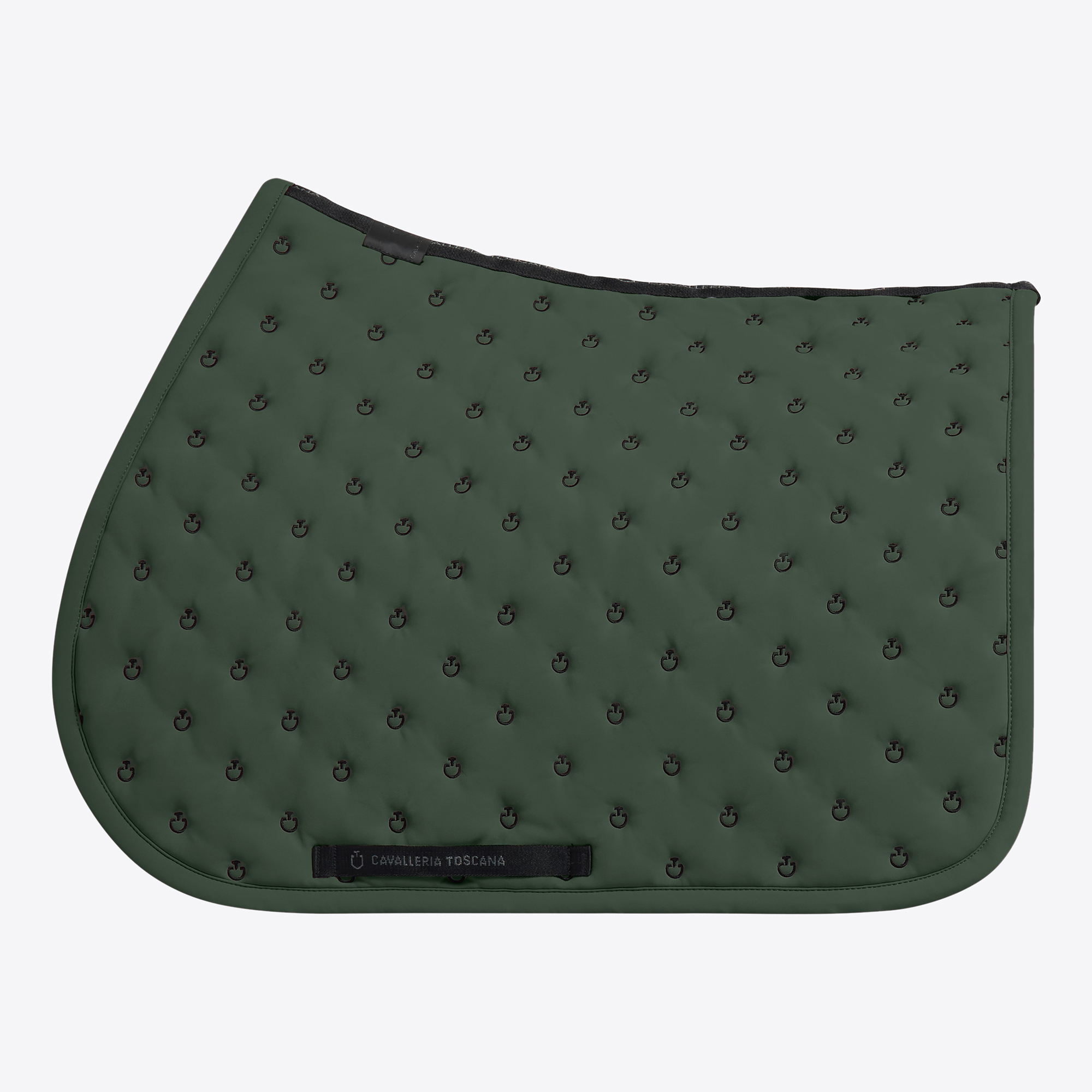 CT Logo Quilted Jumping Saddlecloth - Jungle Green - Royal Equestrian I ...